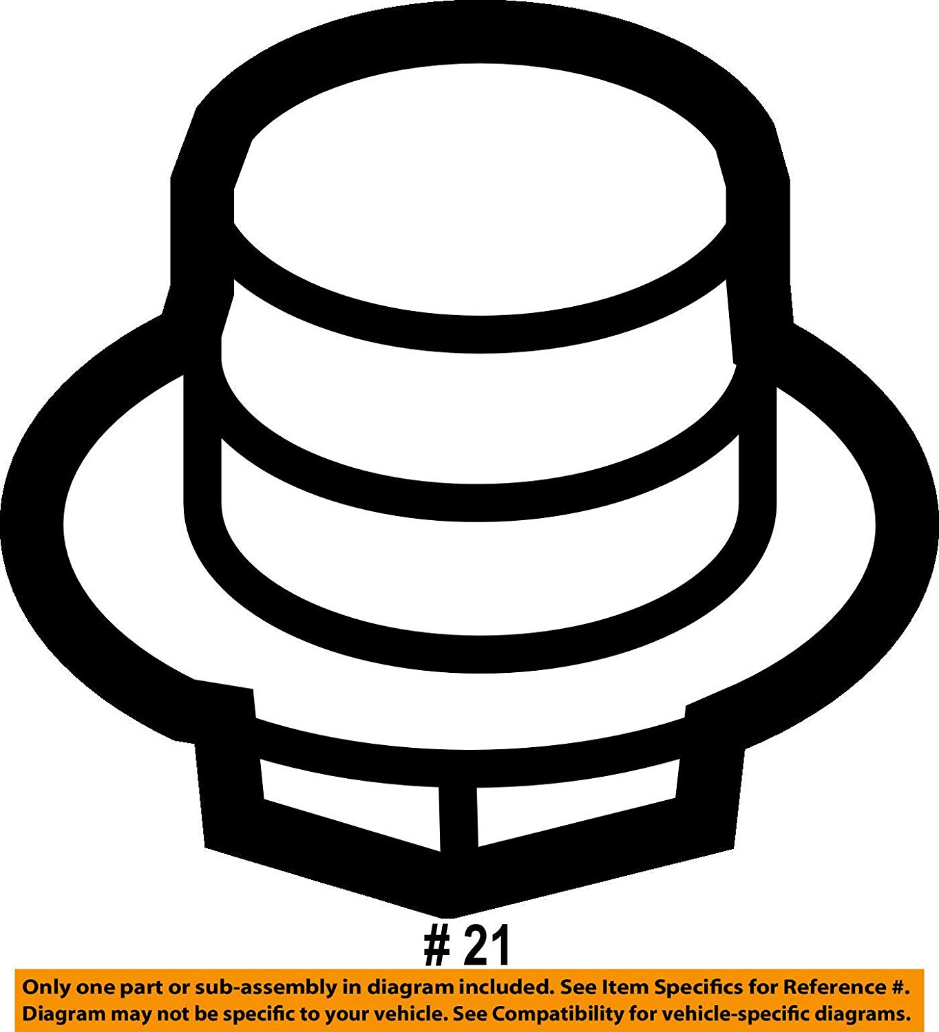 Genuine 807016160 Genuine Drain Plug (16x11) - | Autoplicity