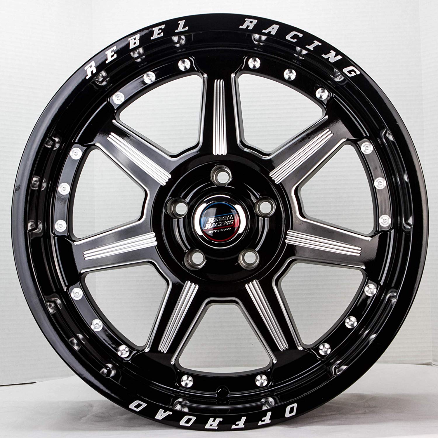 Rebel Racing Offroad 102-0907312N-BM Phantom Rim 20x9 5x127 Offset -12 ...