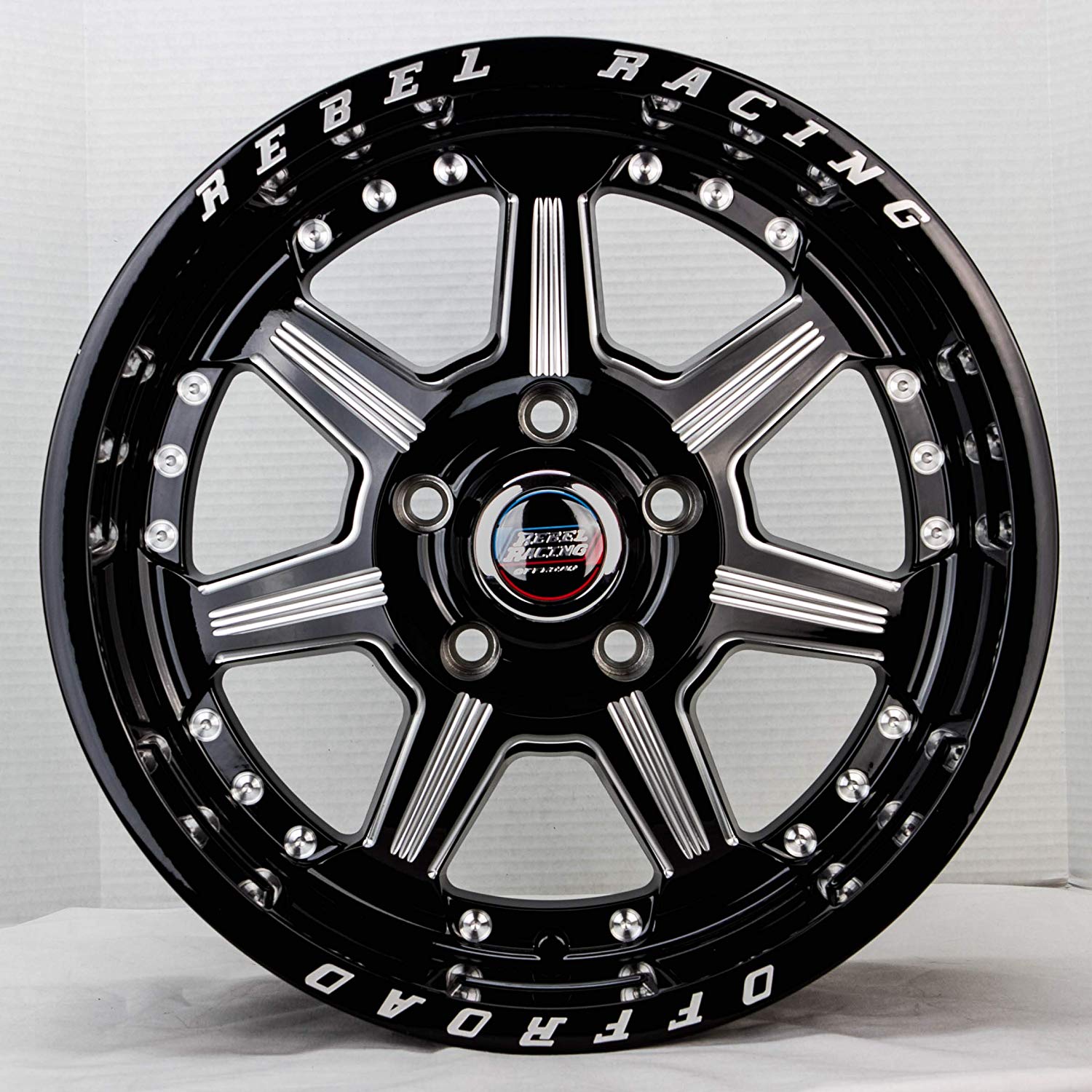Rebel Racing Offroad 102-7907312N-BM Phantom Rim 17x9 5x127 Offset -12 ...