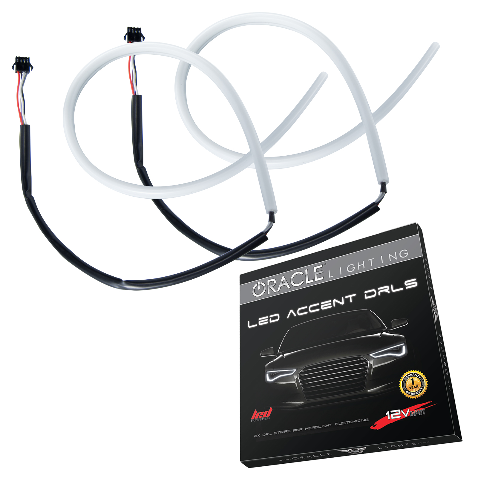 Oracle Lighting 2396001 Flex Strip Drl Kit, White | Autoplicity
