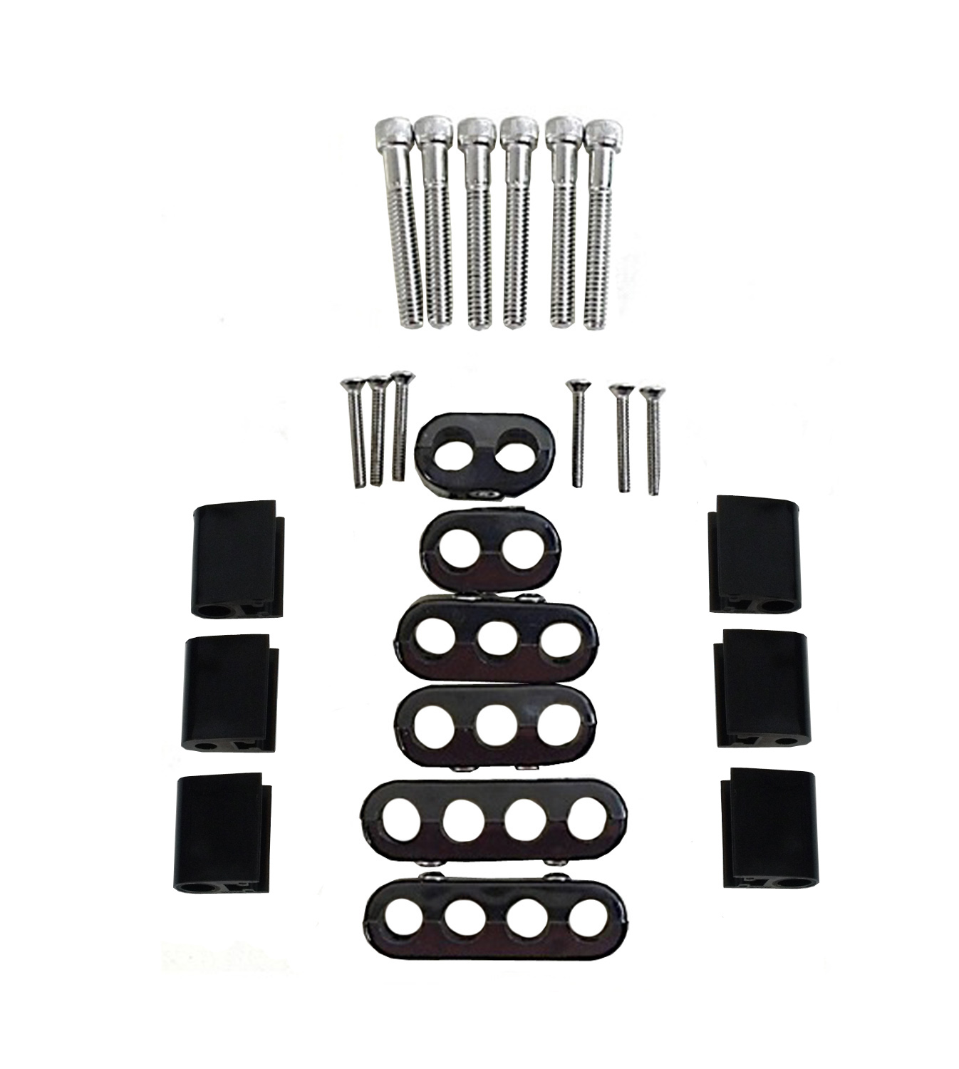 Taylor Made 42502 V-8 Vertical Wire Loom Kit 7-8mm Vertical | Autoplicity