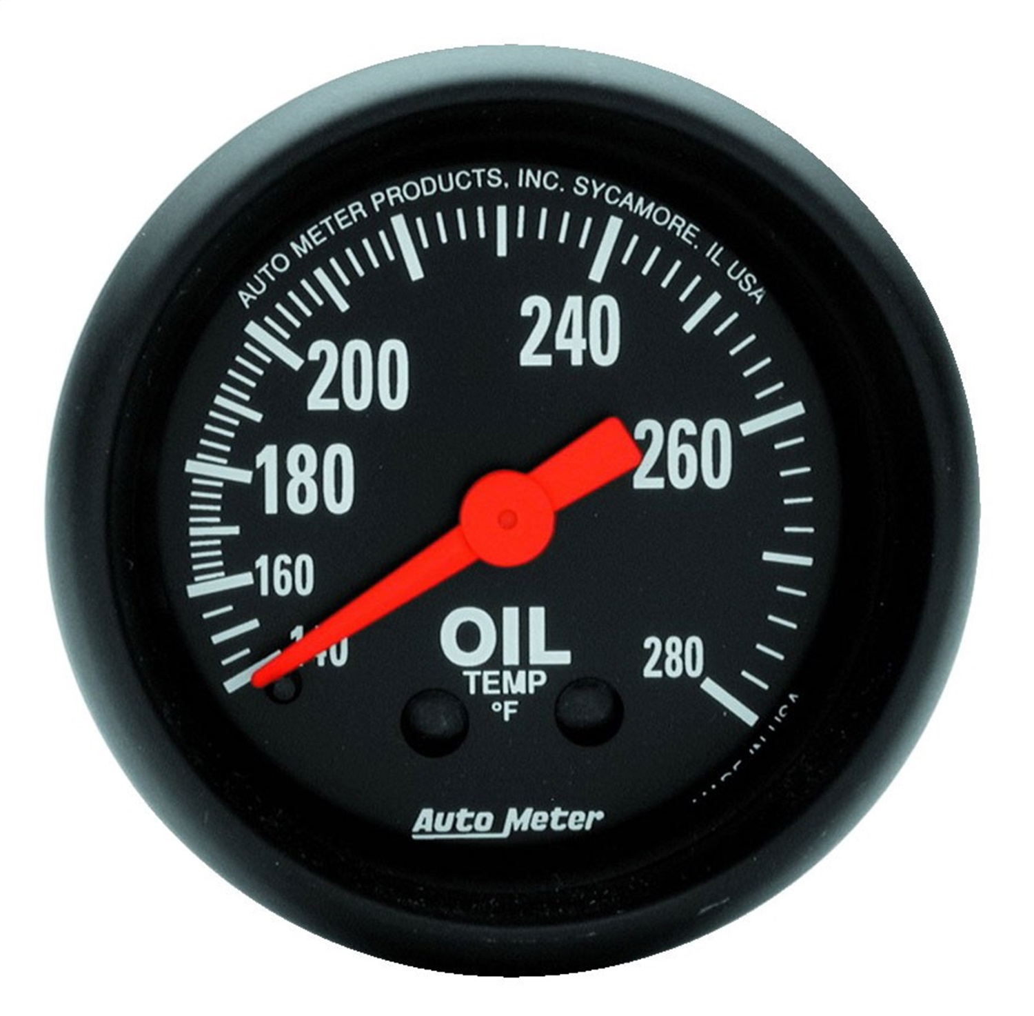 Auto Meter 2609 2-1/16" Oil Temperature, 140-280 °f, Z-Series | Autoplicity