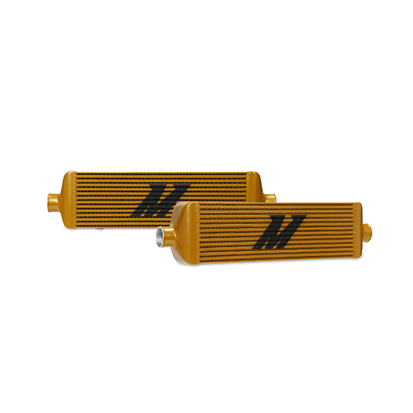 Mishimoto MMINTUJG Mishimoto Universal Intercooler J-Line, Gold | Autoplicity