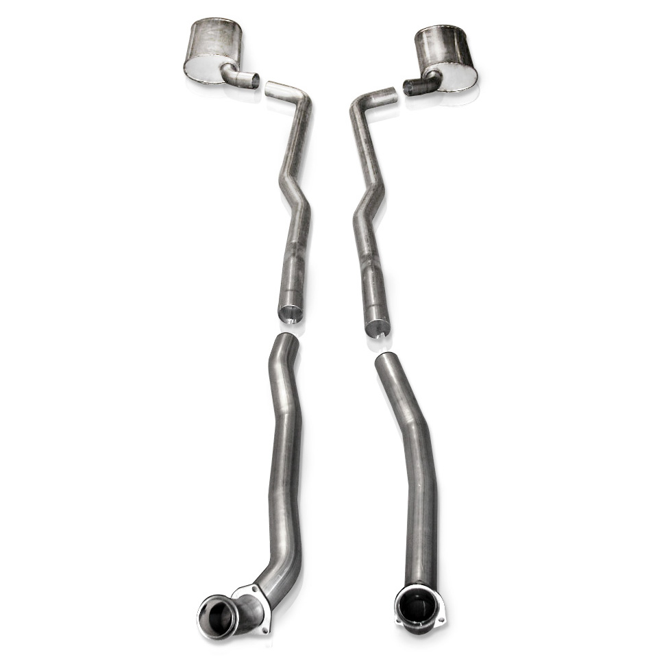 Stainless Works V6413100S Stainless Works Catback Dual Long Chambered ...