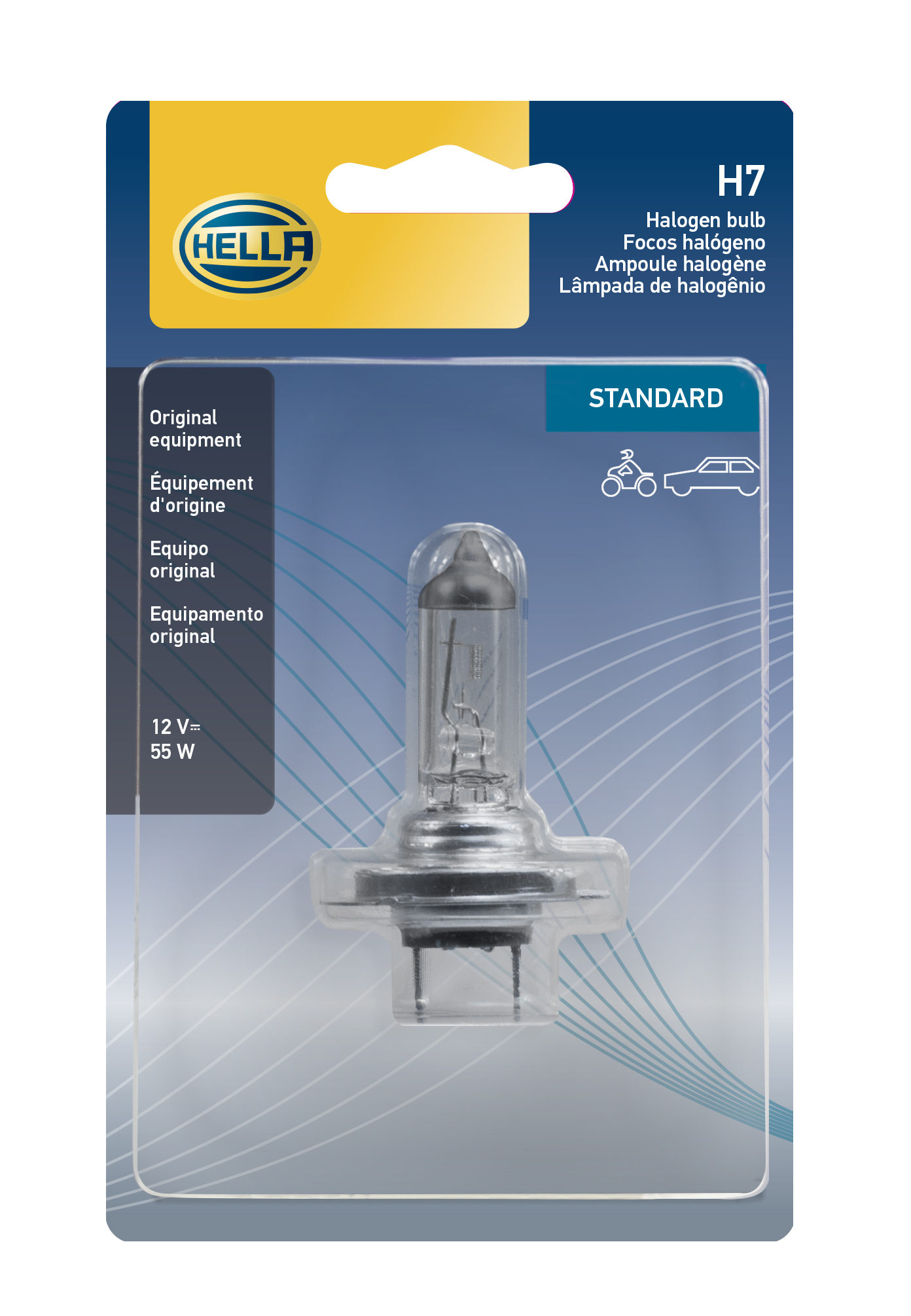 Hella H7SB Bulb H7 12v 55w Px26d T4.625 Sb | Autoplicity