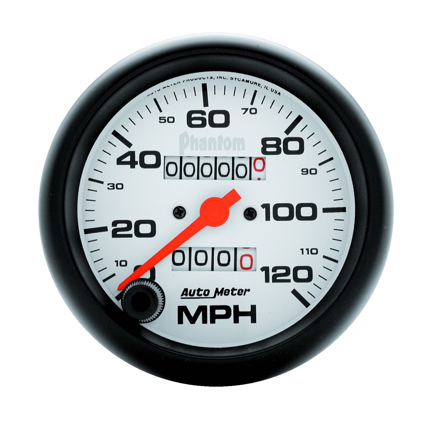Auto Meter 5892 3-3/8" Speedometer, 0-120 Mph, Phantom | Autoplicity