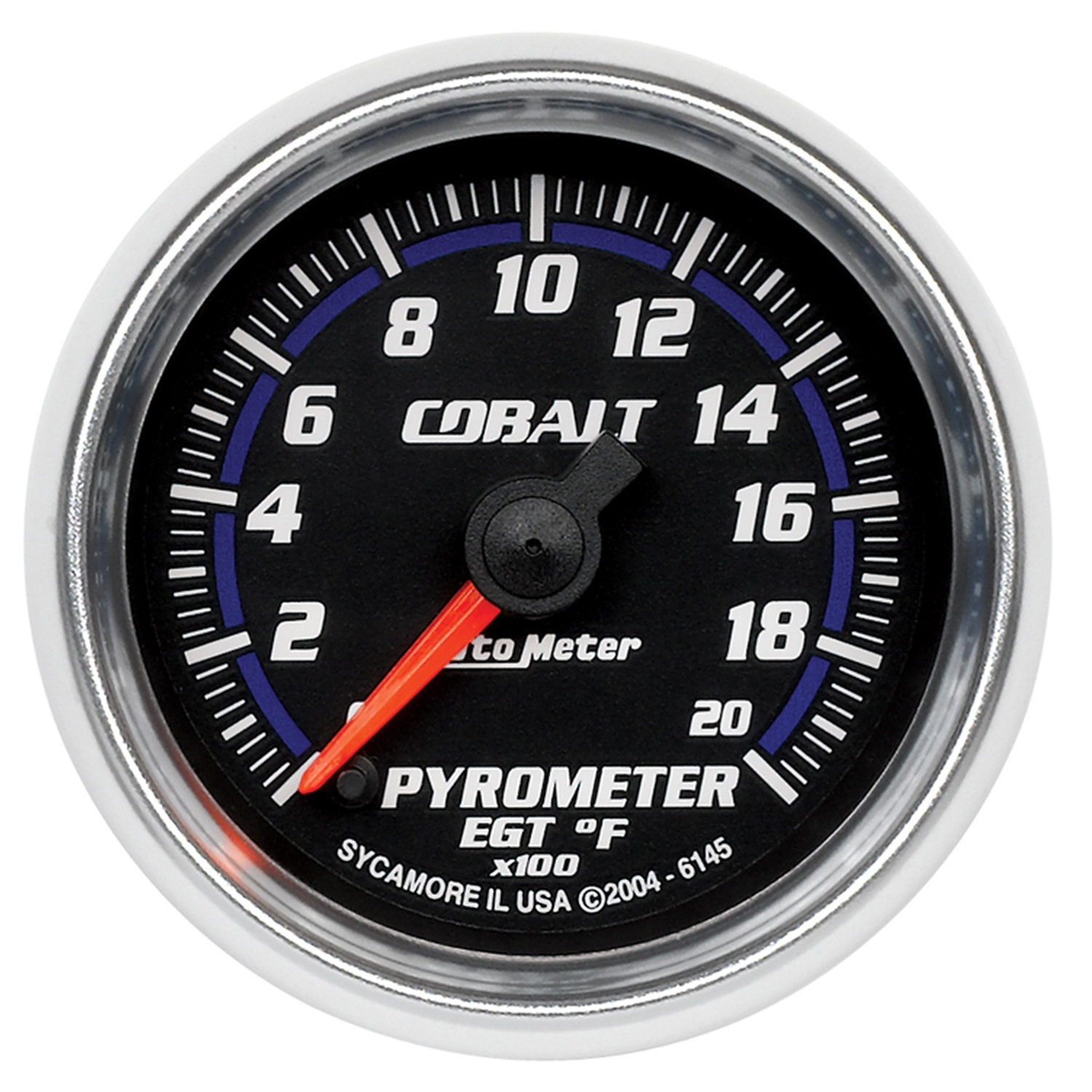 Auto Meter 6145 2-1/16" Pyrometer, 0-2000 °f, Cobalt | Autoplicity