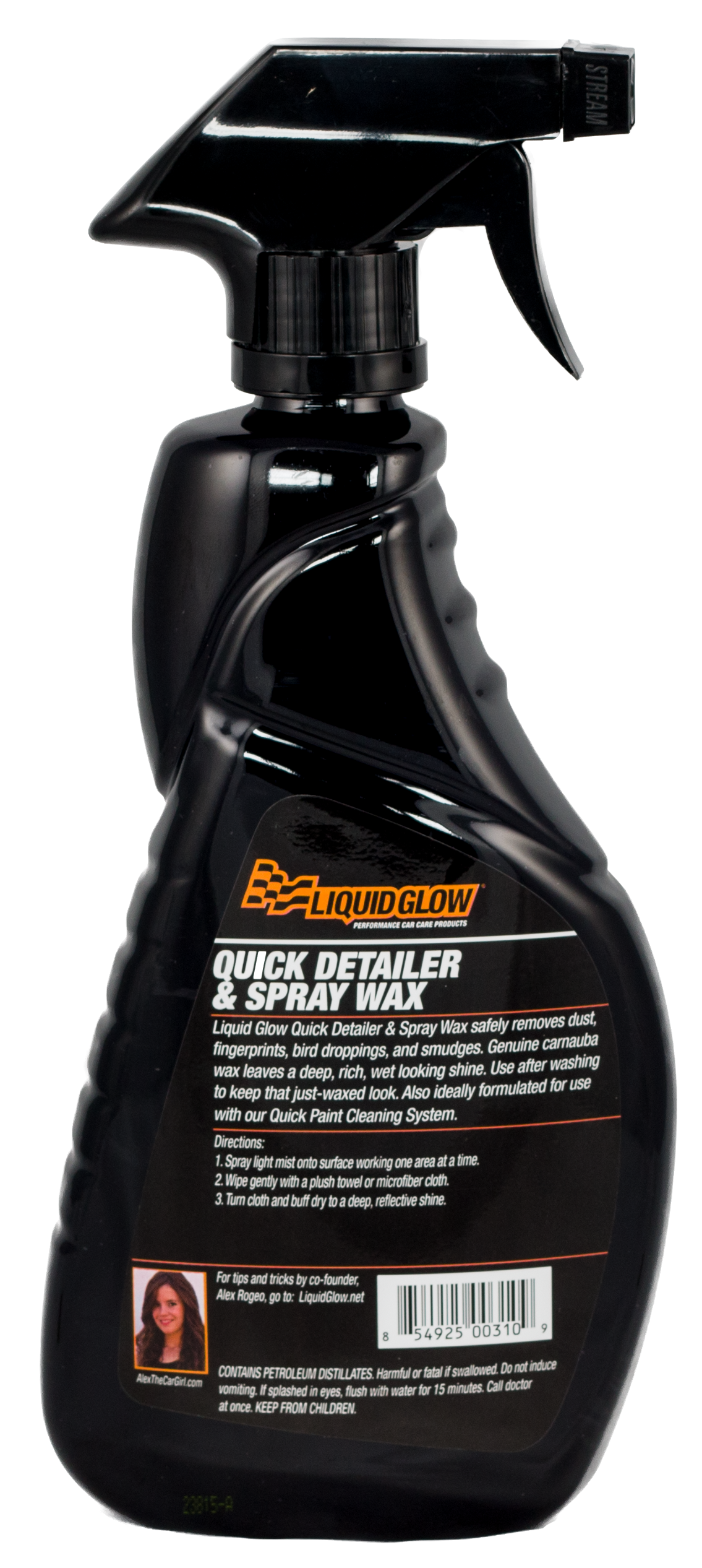 Liquid Glow 30202 Quick Detailer & Spray Wax With Genuine Carnauba Wax ...