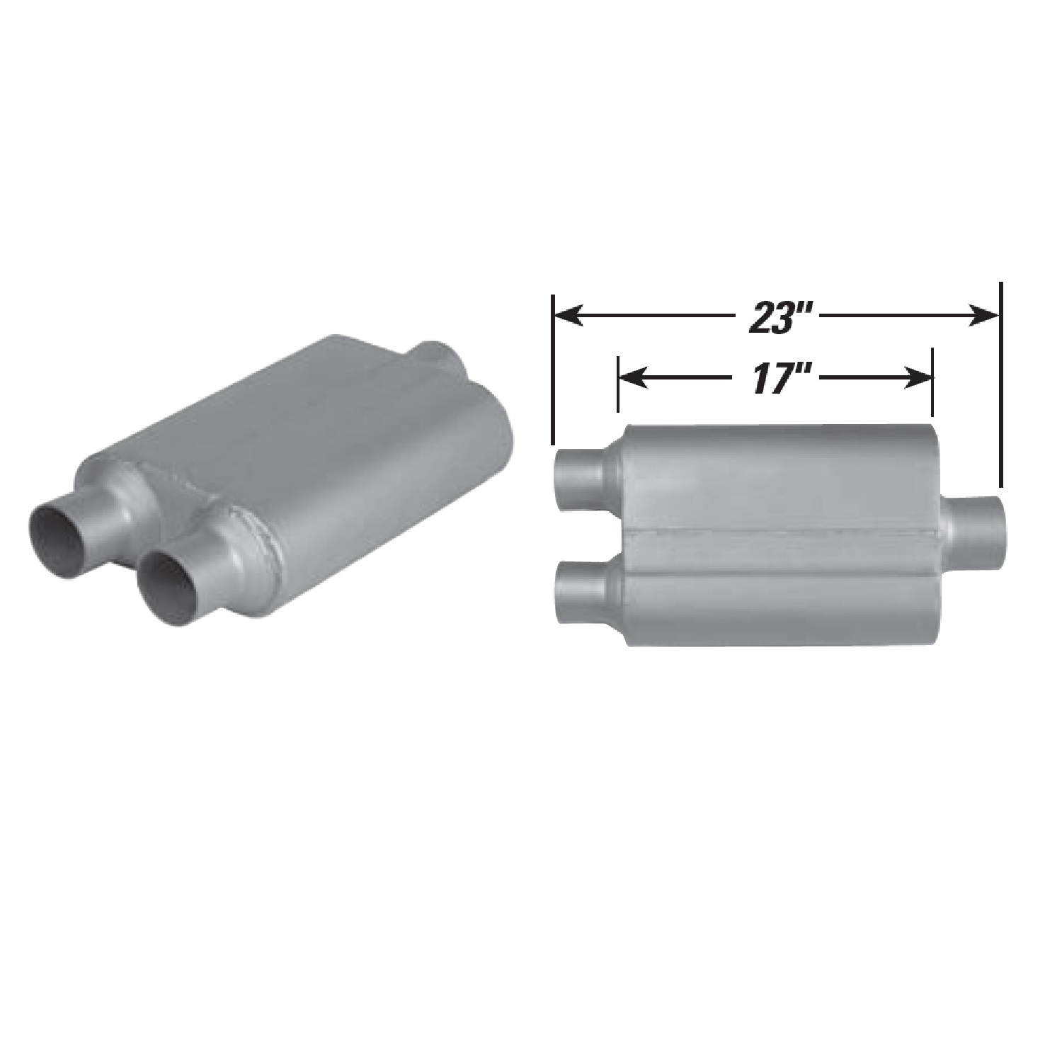 AP EXHAUST Vx2552 Muffler | Autoplicity