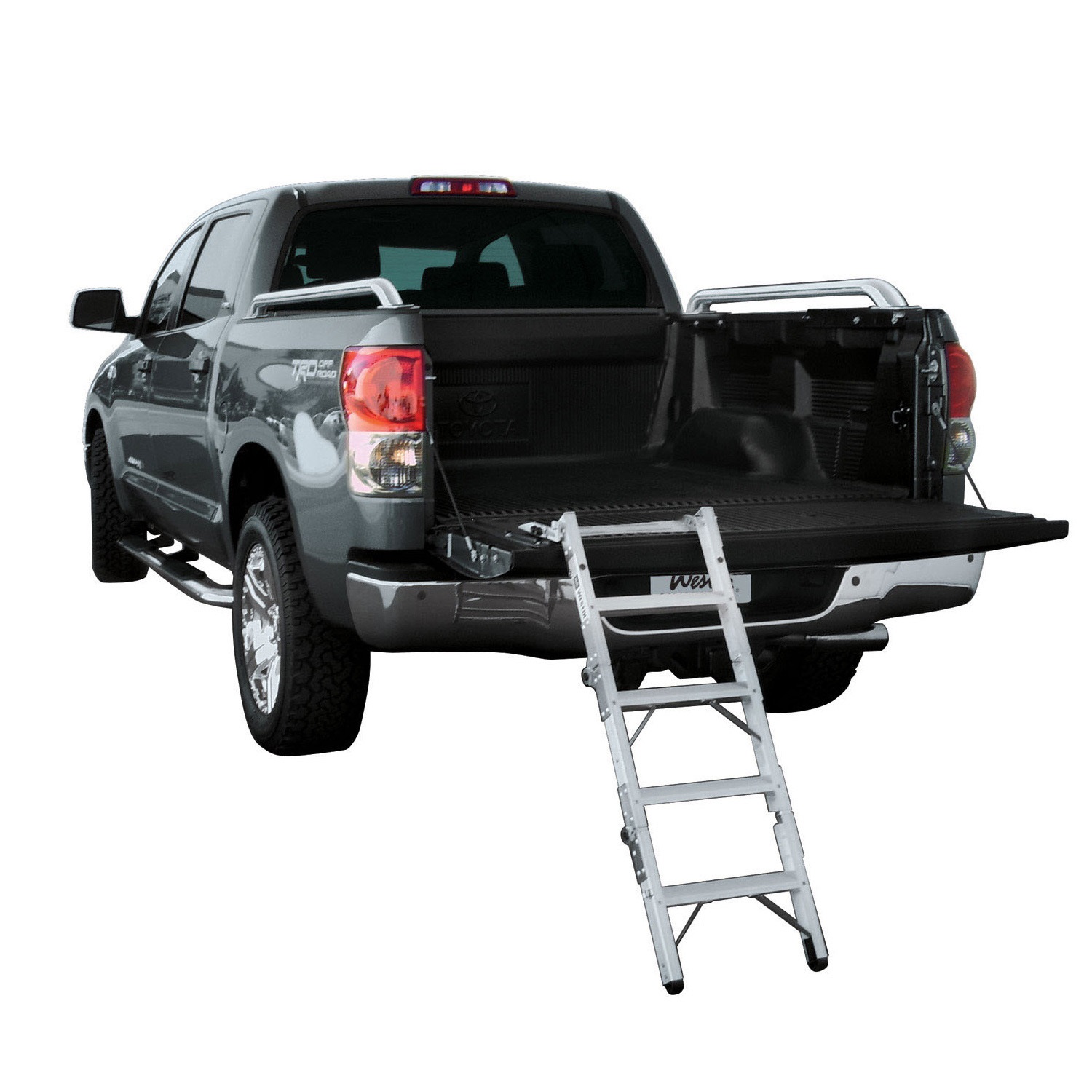 Westin 10-3000 Westin Truck-Pal Tailgate Ladder - Aluminum | Autoplicity
