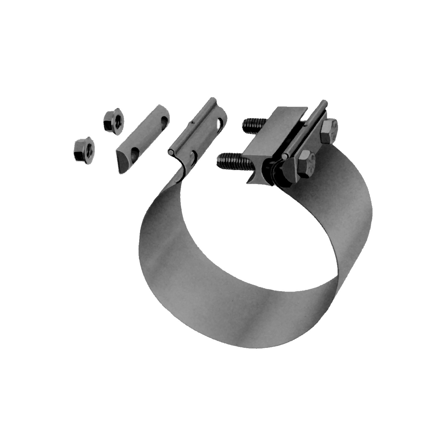 AP Exhaust 9694 The Only Oem-Approved Butt Joint Clamp; Patented Design ...