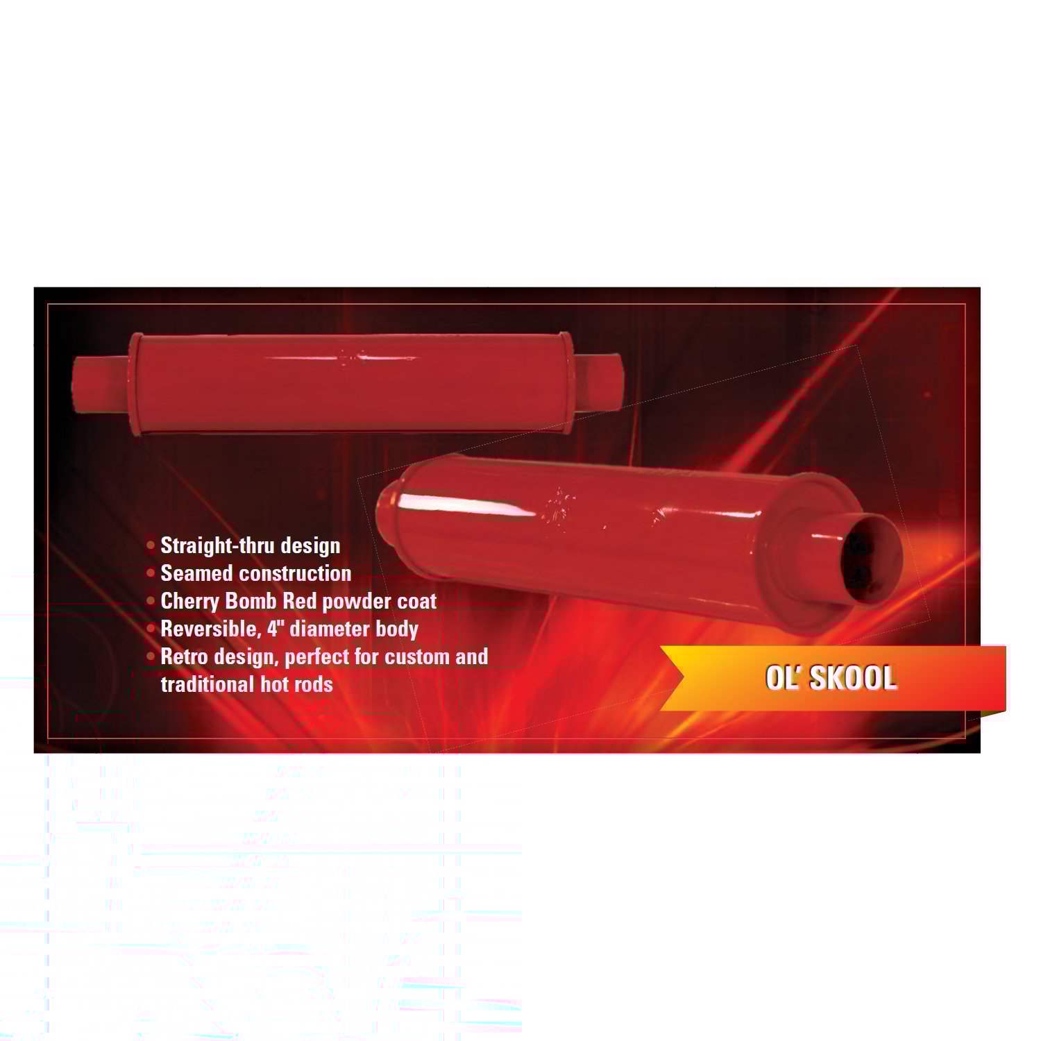 AP Exhaust 87885CB Straight-Through Design; Reversible; Seamed ...