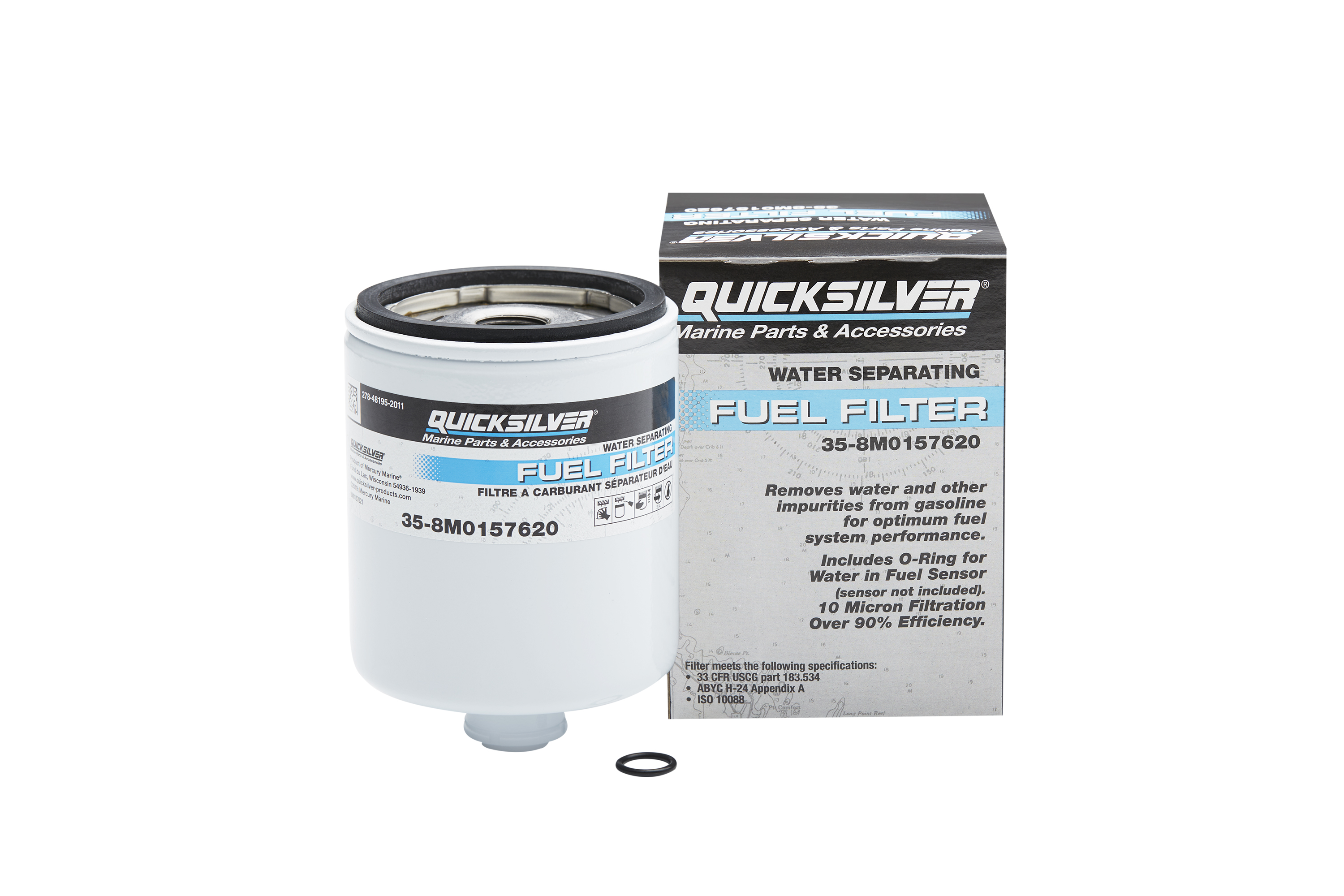 Quicksilver 8M0157620 Water Separating Fuel Filter - Verado Outboards ...