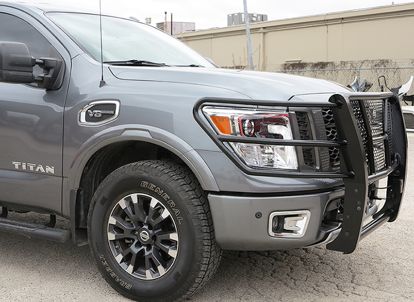 Steelcraft 50-4140C HD Grille Guards, 17-24 Nissan Titan | Autoplicity