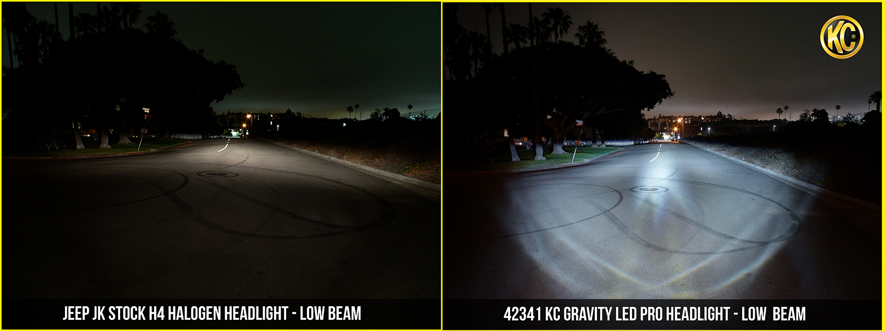 KC HiLiTES 42341 KC Headlights Gravity LED 7in 2-Light 2007-2018 Jeep ...