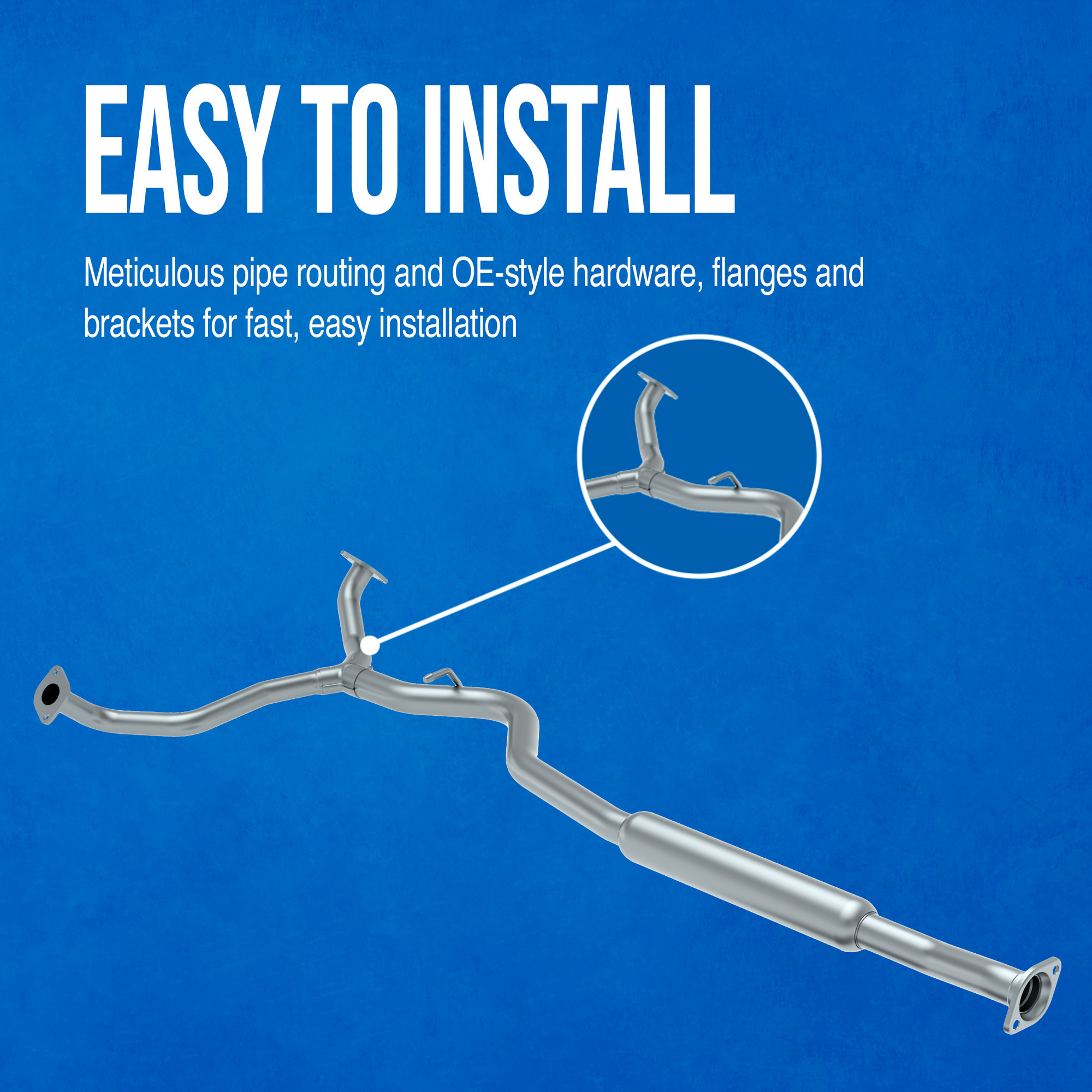 Walker Exhaust 56293 Direct Fit Exhaust Resonator and Pipe Assembly ...