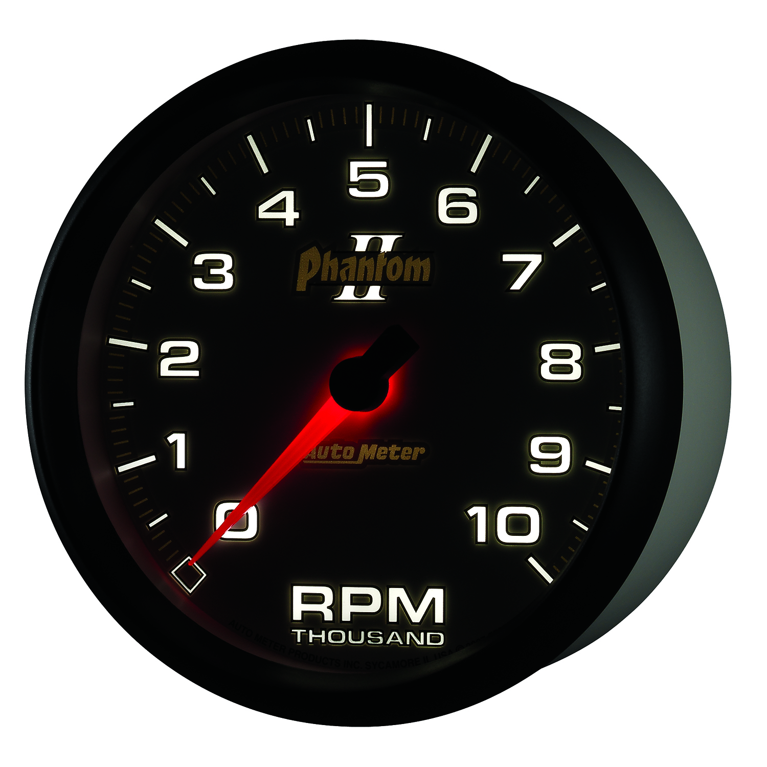 Auto Meter 7598 5" In-Dash Tachometer, 0-10,000 Rpm, Phantom Ii ...