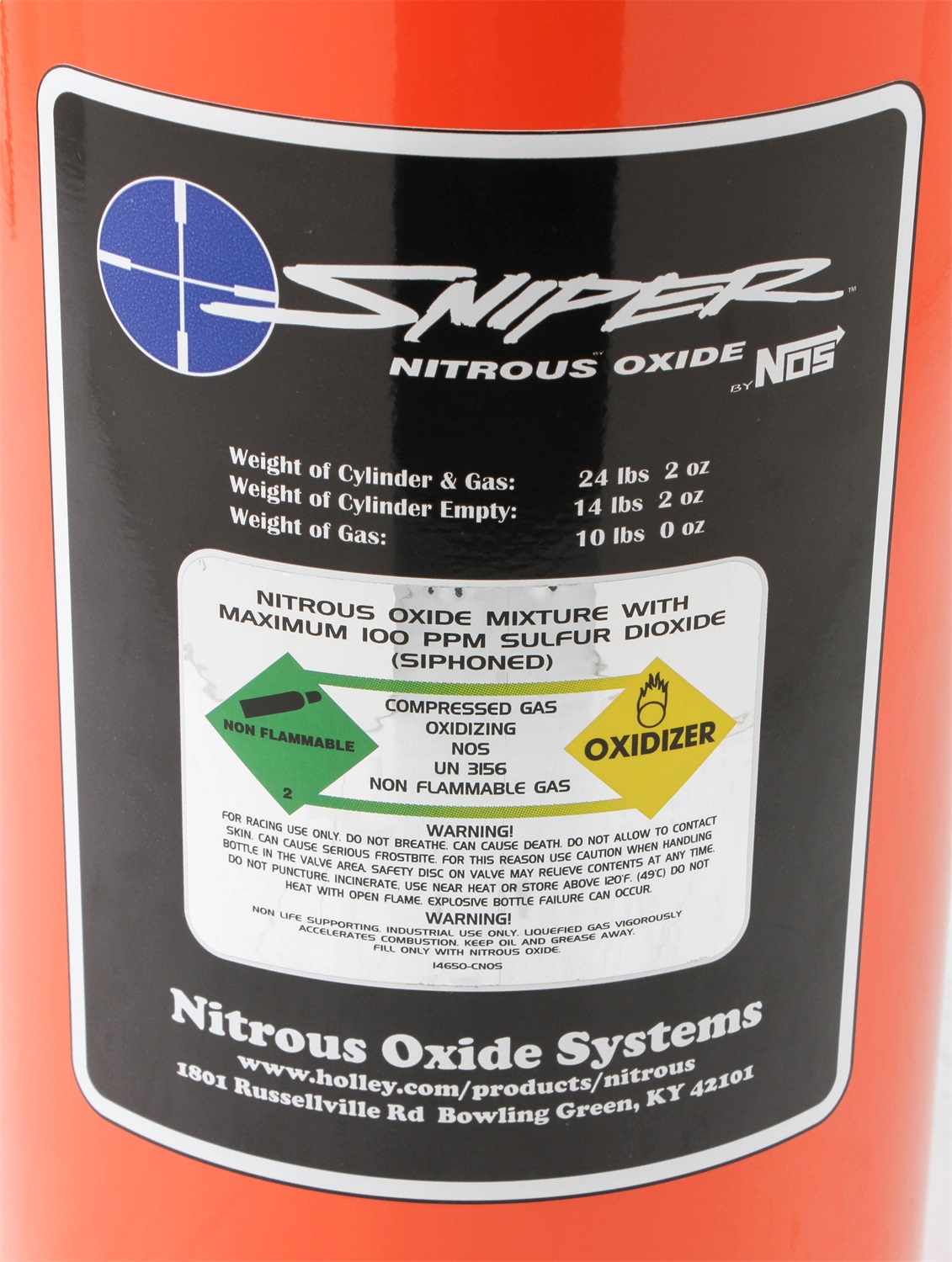 NOS/Nitrous Oxide System 14740NOS Nitrous Bottle | Autoplicity