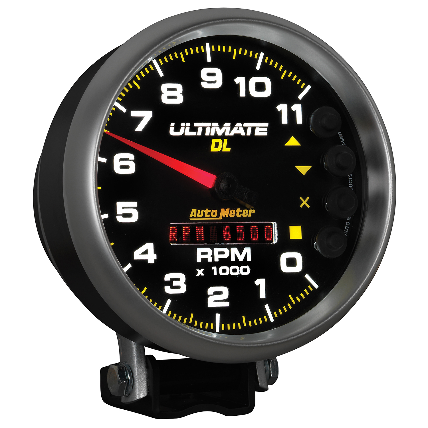 Auto Meter 6897 5" Tachometer, 0-11,000 Rpm, Pedestal, Ultimate Dl ...