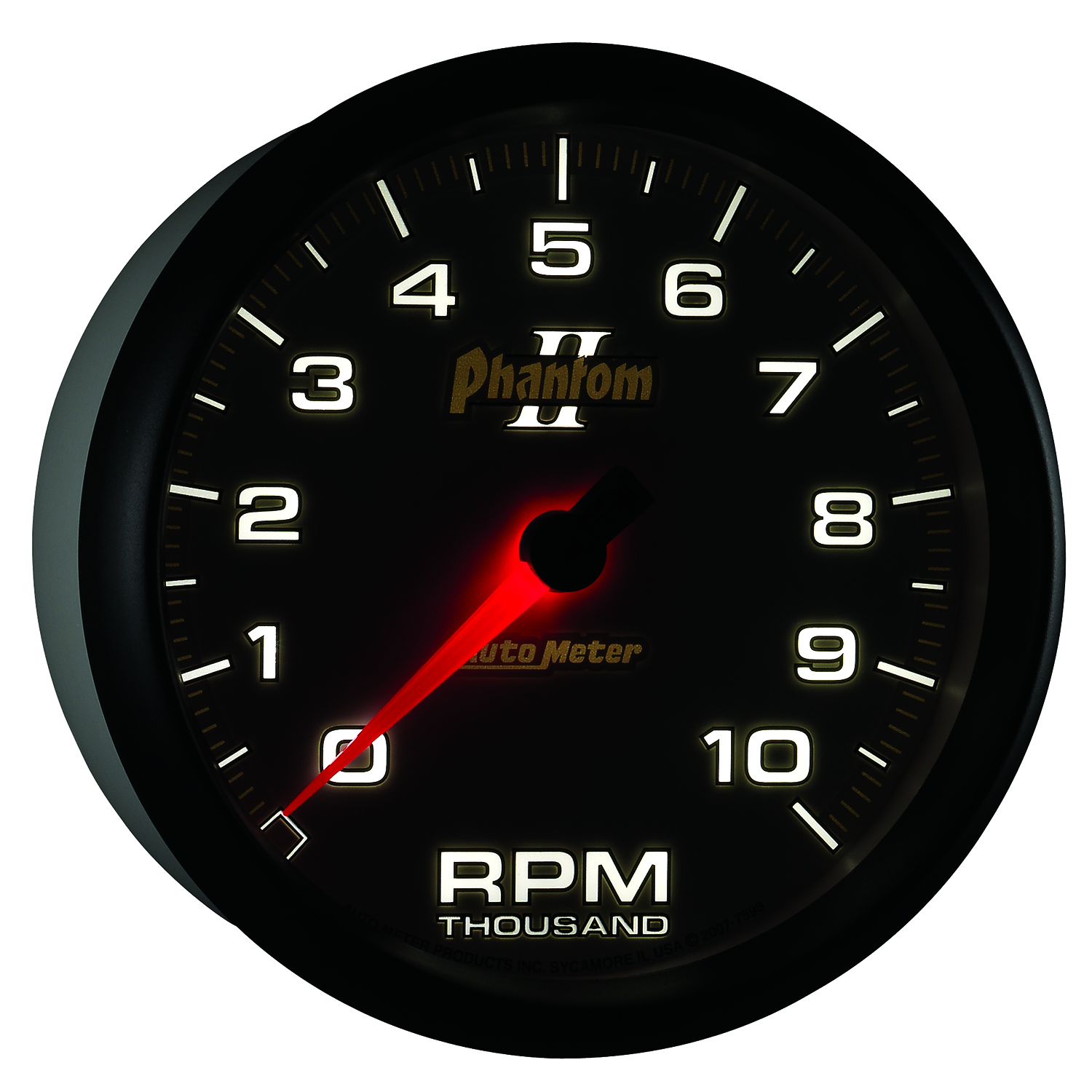 Auto Meter 7598 5" In-Dash Tachometer, 0-10,000 Rpm, Phantom Ii ...