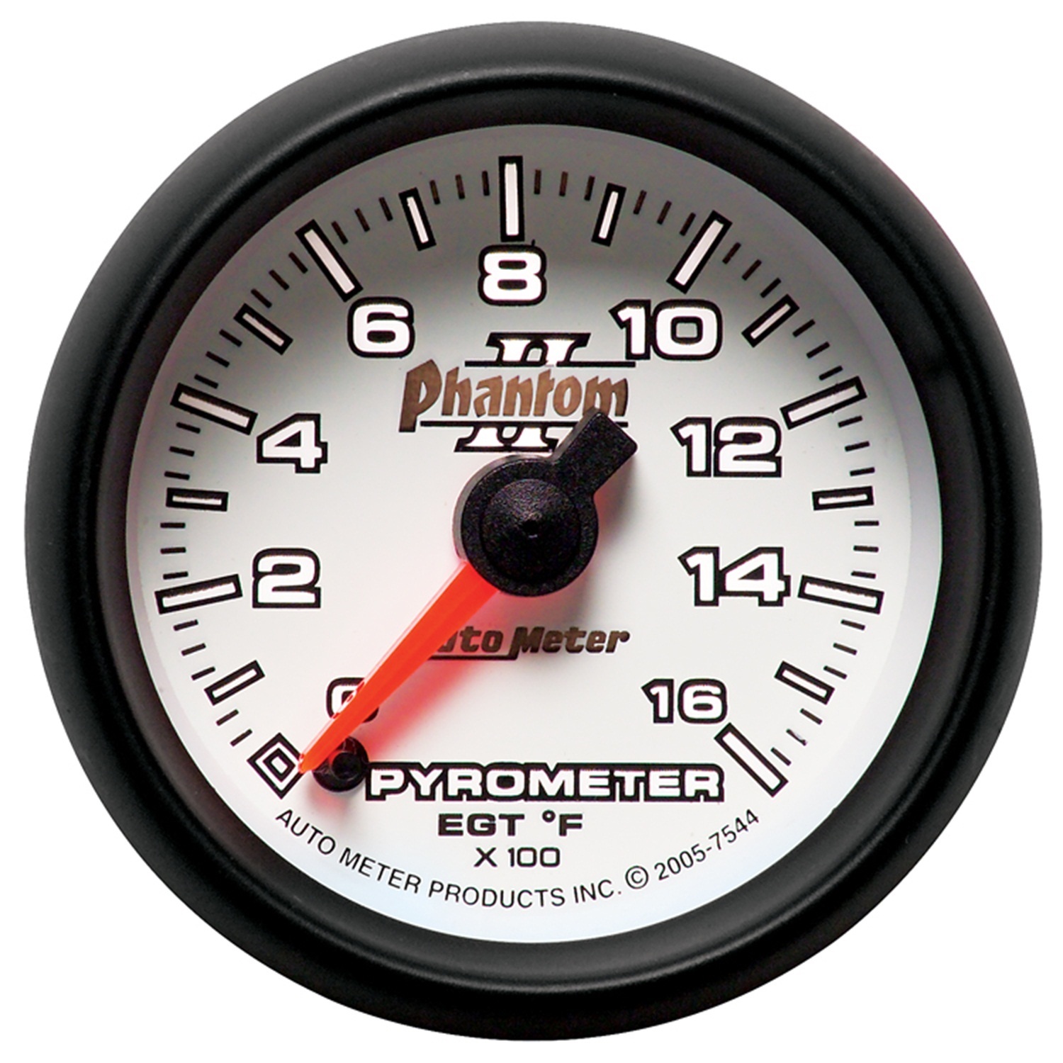 Auto Meter 7544 2-1/16" Pyrometer, 0-1600 °f, Phantom Ii | Autoplicity