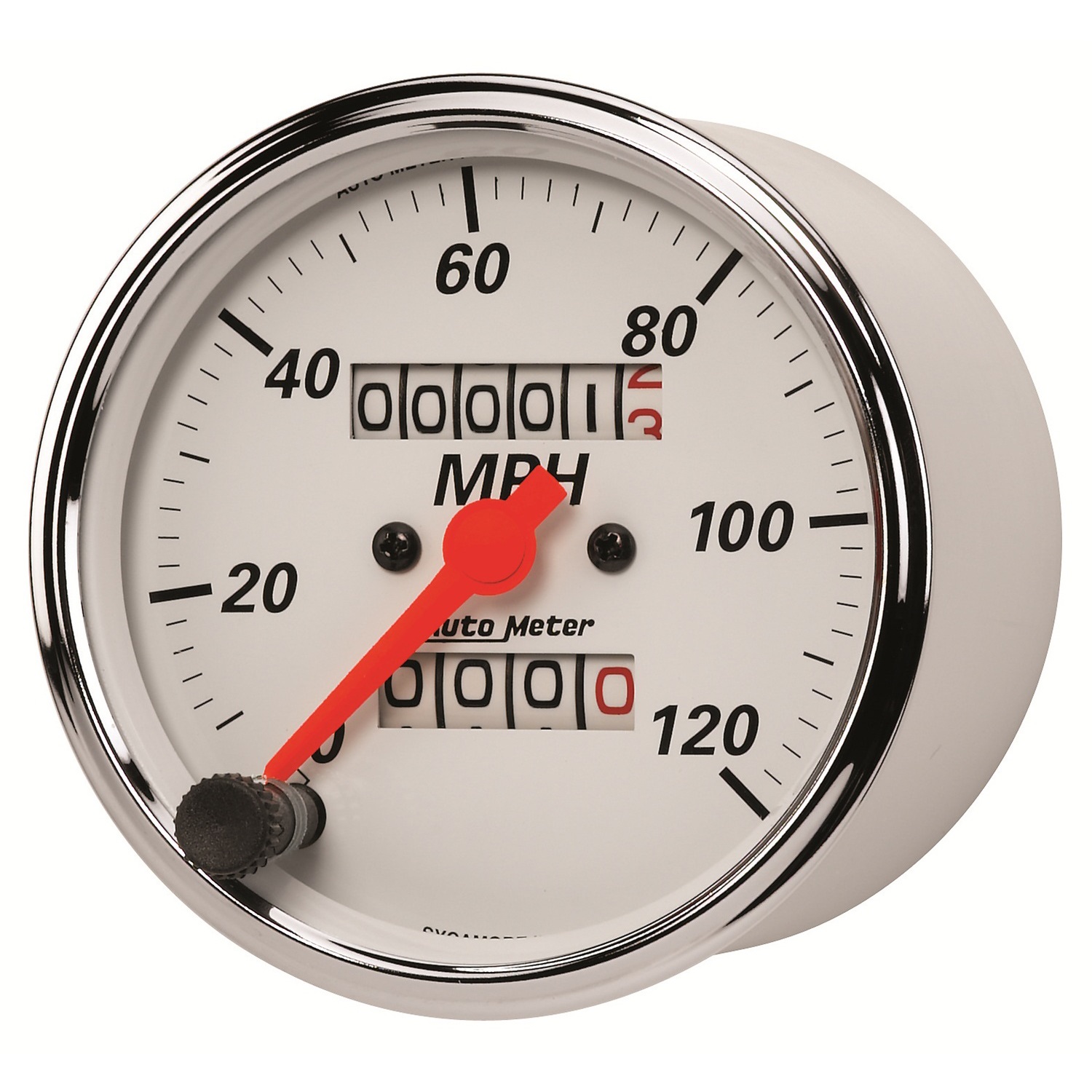 AutoMeter 1396 GAUGE; SPEEDOMETER; 3 1/8in.; 120MPH; MECHANICAL; ARCTIC ...