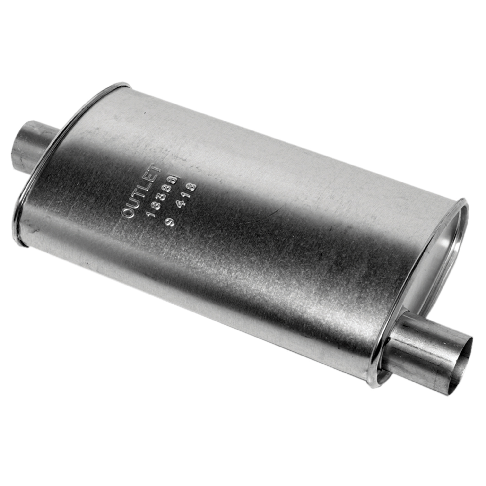 Walker Exhaust 18388 SoundFX Direct Fit Exhaust Muffler 2.25" Inlet (ID ...