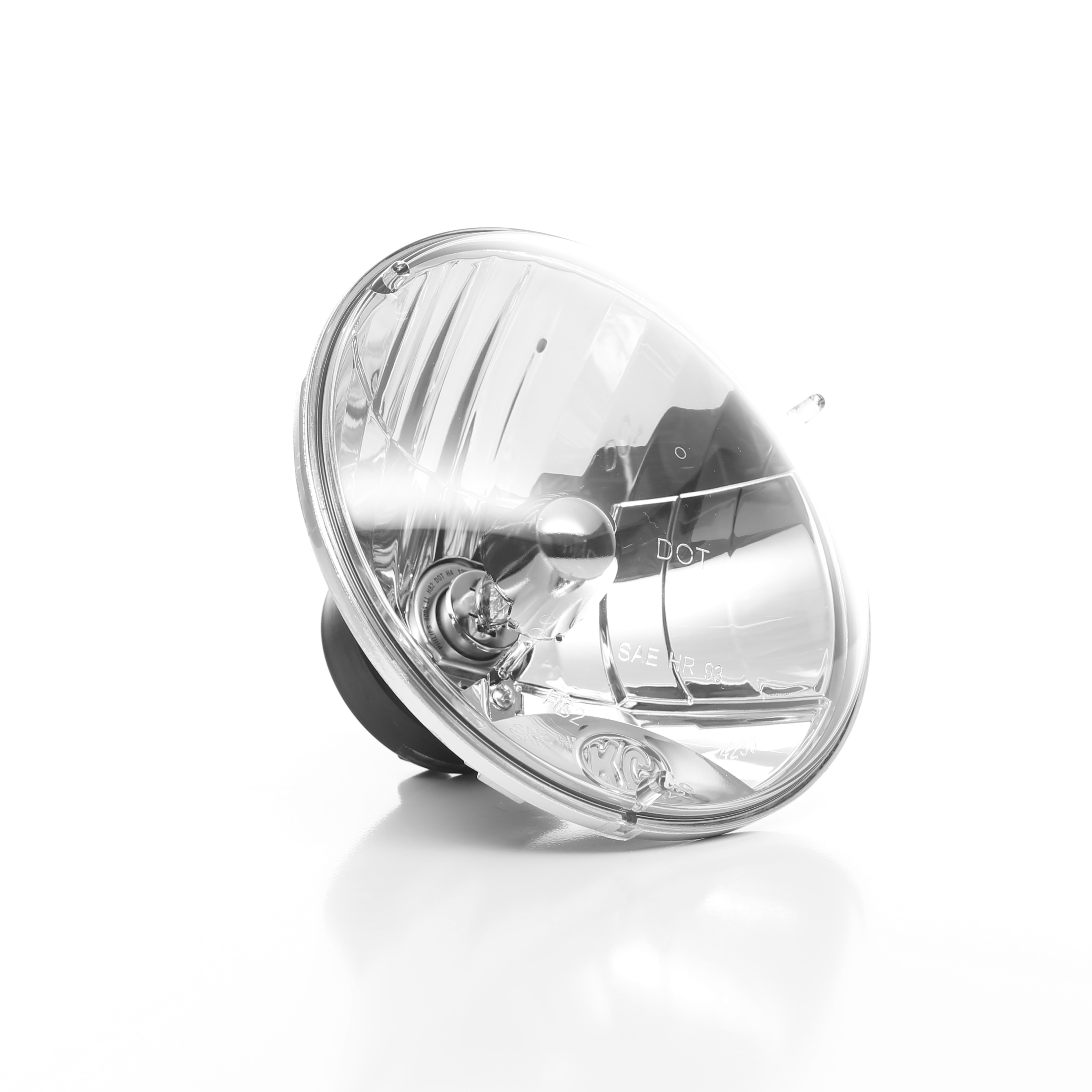 KC HiLiTES 42302 KC Headlight H4 Halogen 7in Dot 2-Light 2007-2018 Jeep ...