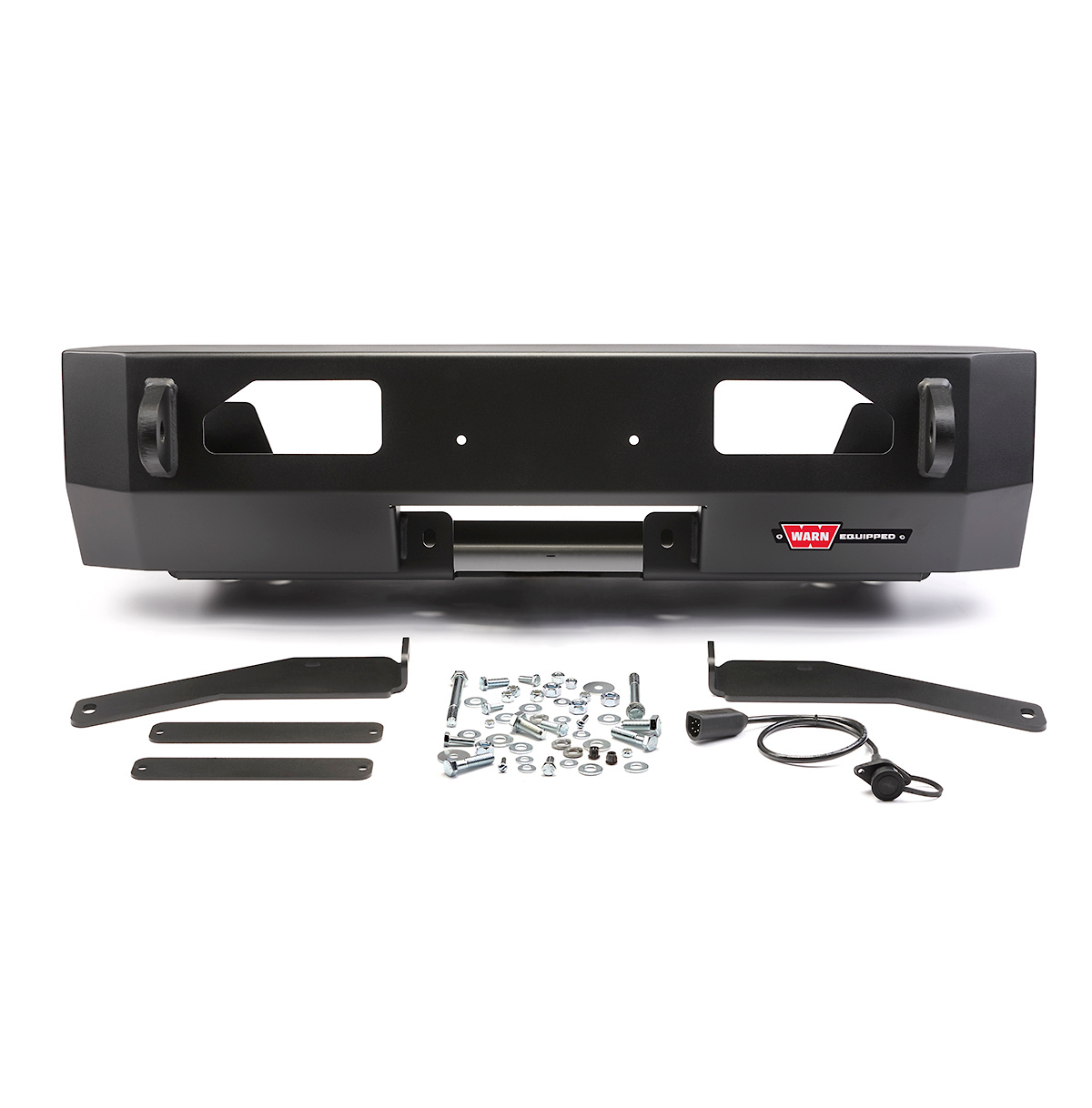 Warn 106254 Semi-Hidden Kit Winch Mounting System, Fits: 2014-Current ...