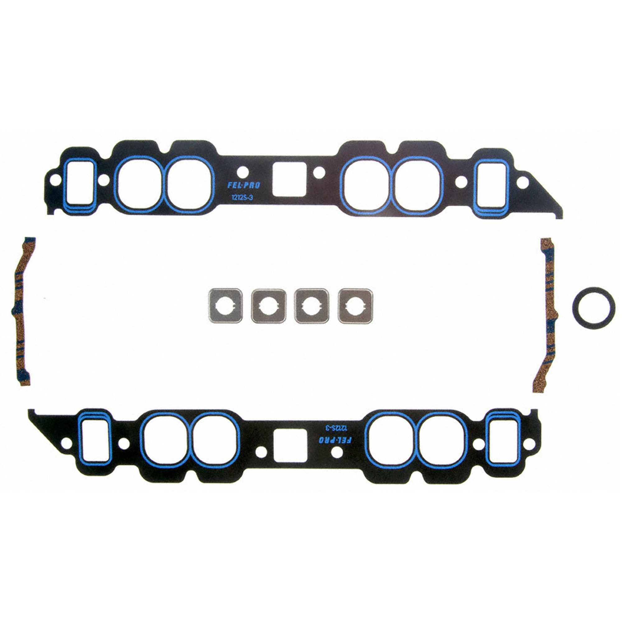 Fel-Pro 1212S-3 Intake Gasket Set - BBCw/Steel Core | Autoplicity