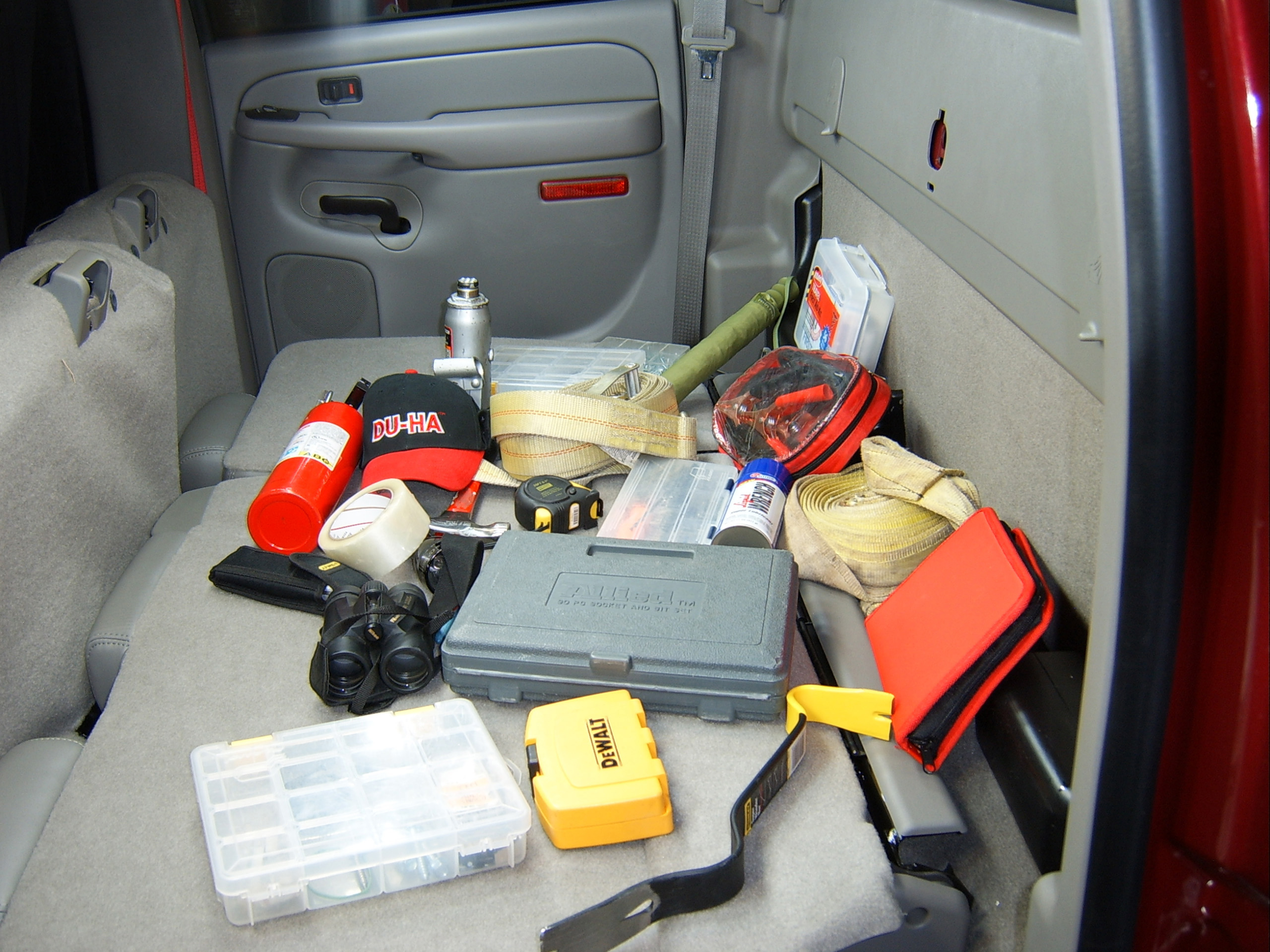 DU-HA 10023 Du-Ha Behind-The-Seat Storage/gun Case | Autoplicity