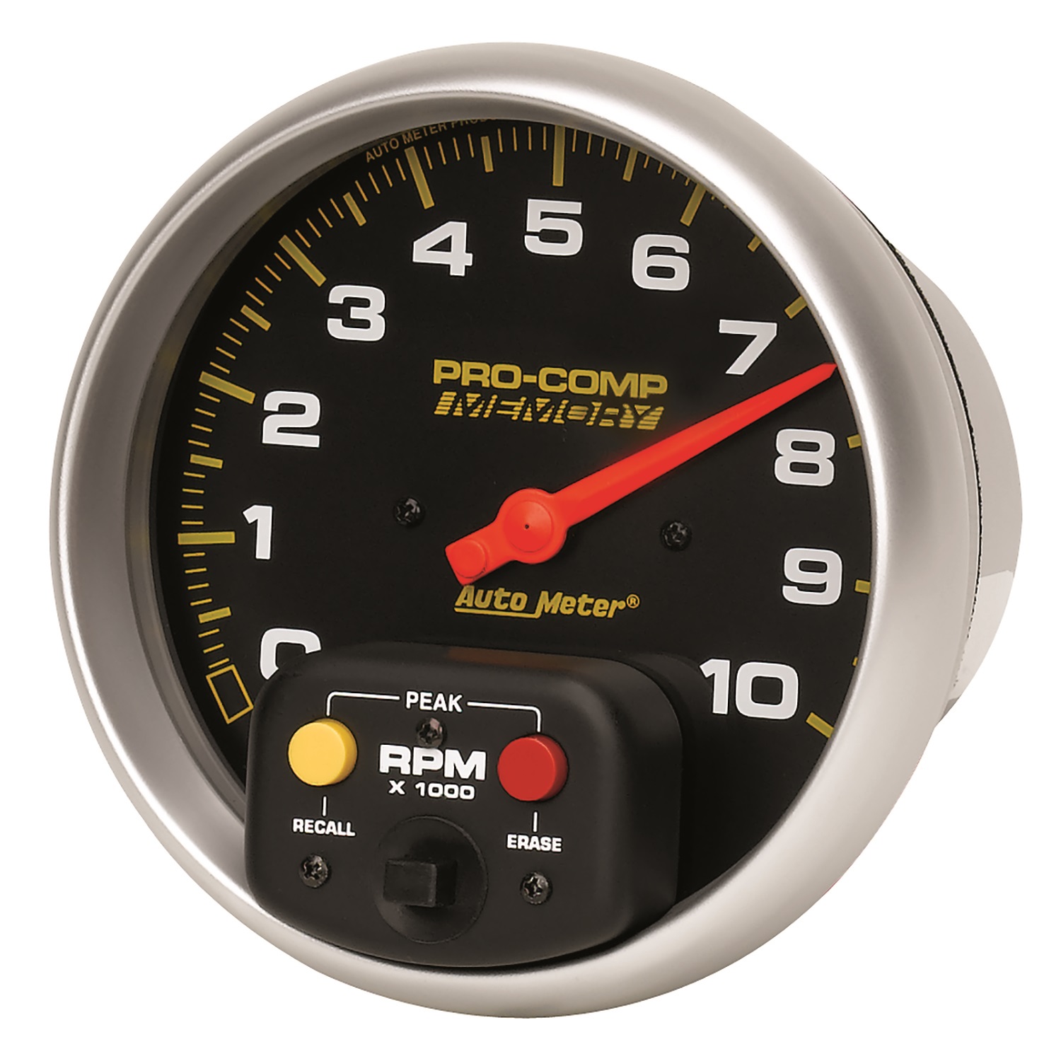 Auto Meter 6801 Tachometer, 5", 0-10,000 Rpm, In-Dash W/peak Memory ...