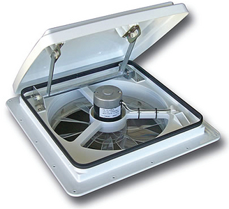 Rv Products-Airxcel (maxx Air Vent) 0004002K Maxxfan Plus White 4-Speed ...