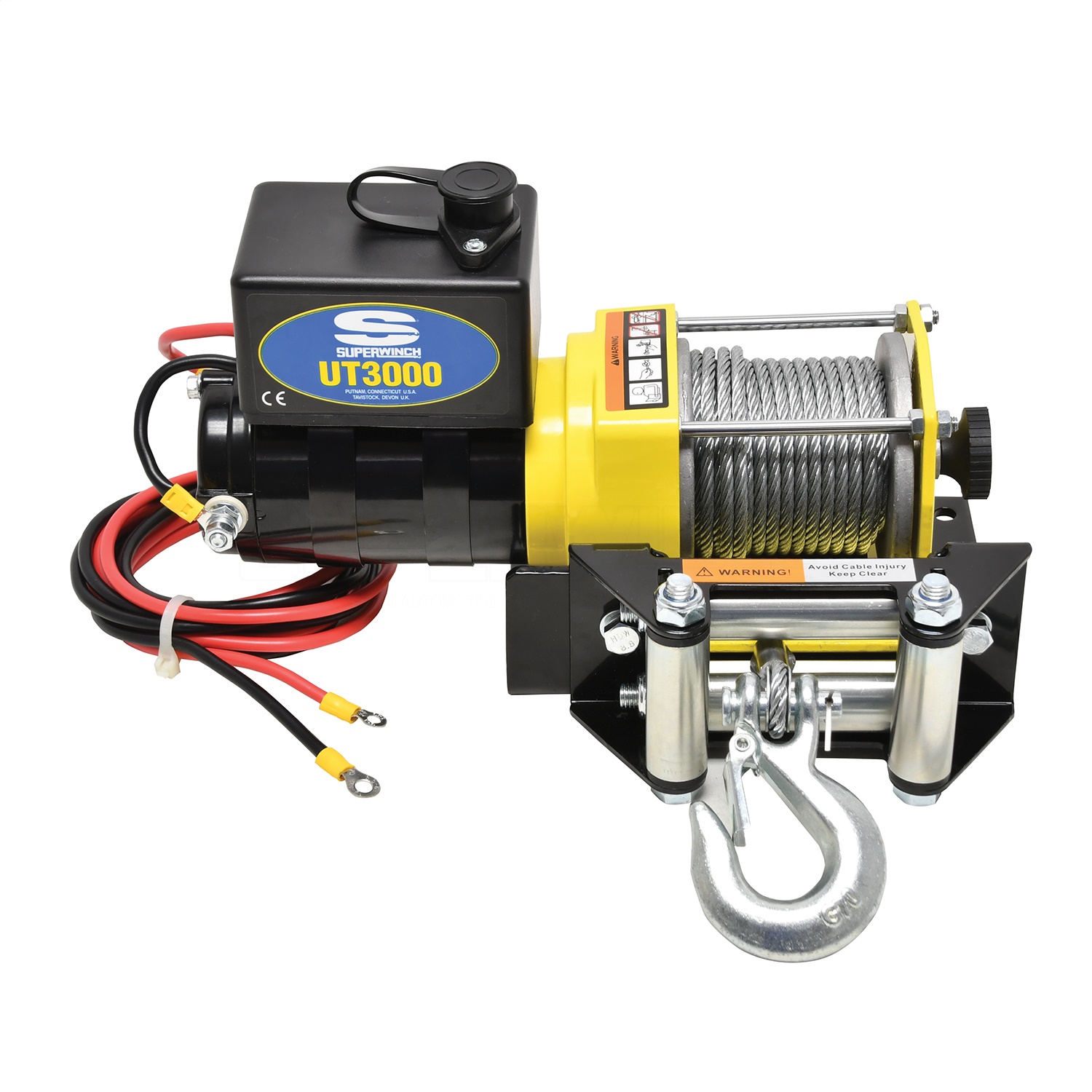Superwinch 1331200 Superwinch 3000 LBS 12V DC 3/16in x 40ft Steel Rope ...