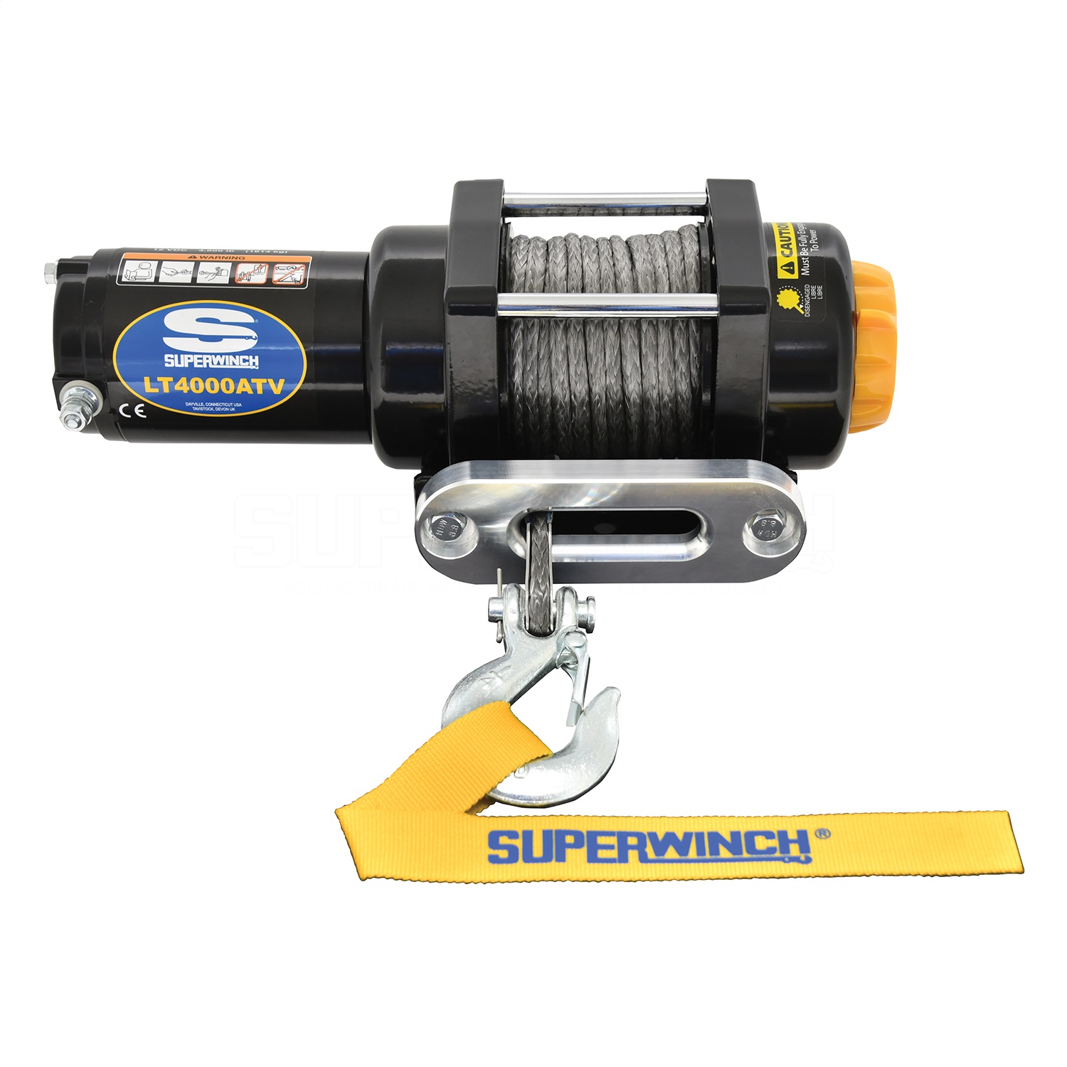 Superwinch 1140230 Superwinch 4000 LBS 12V DC 3/16in x 50ft Synthetic ...