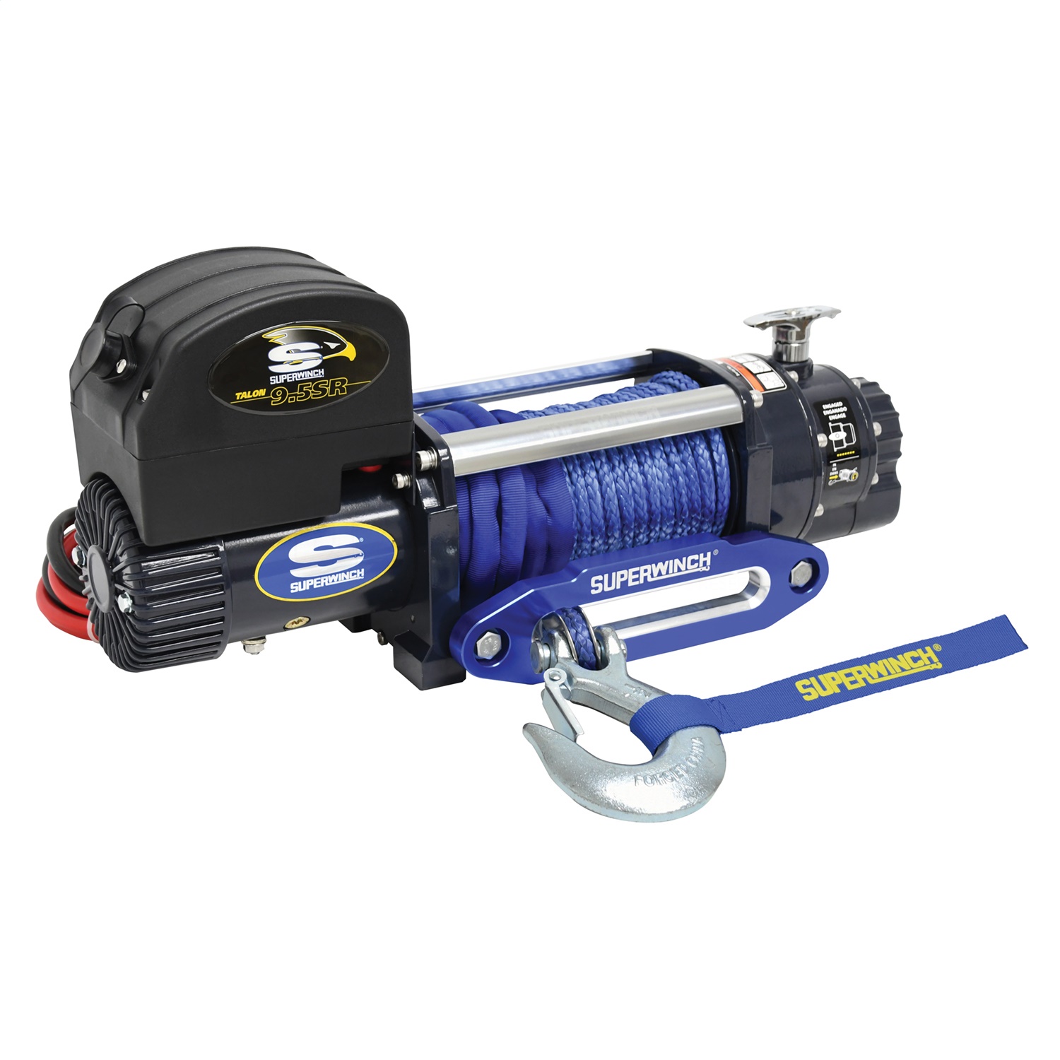 Superwinch 1695201 Superwinch 9500 LBS 12V DC 3/8/in x 80ft Synthetic ...