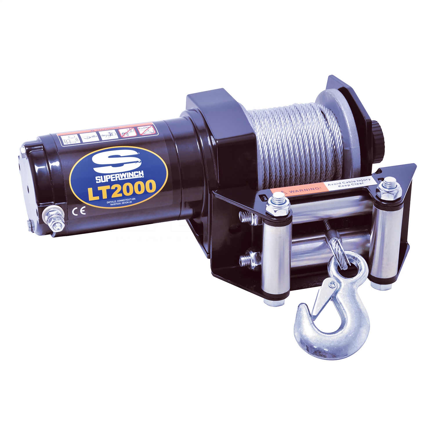 Superwinch 1120210 Superwinch 2000 LBS 12V DC 5/32in x 49ft Steel Rope ...