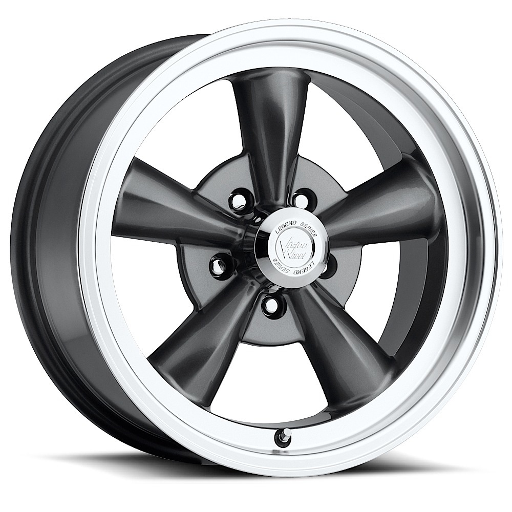Vision Wheel 141H7973GM0 Legend 5 Series 17x9 Inch 5-5 (5-127) Bolt ...