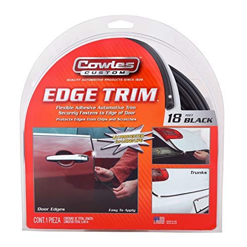Cowles Products T5602 Edge Trim, 18 Feet, Black | Autoplicity