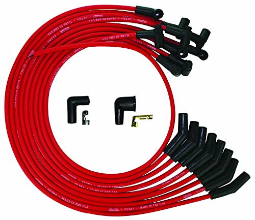 Moroso 52072 Ultra Series Red Spark Plug Wires For Small Block Ford ...