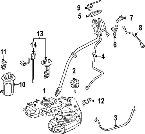 Genuine Mercedes 166-470-04-90 Fuel Filter Assembly | Autoplicity