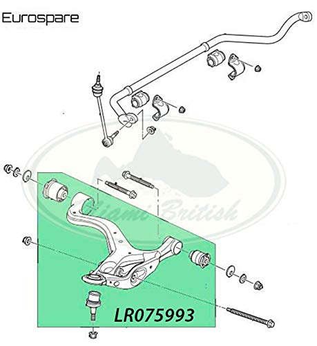 Control Arm LRH Front Land Rover Lr3 05-09 Rbj501540 Lr028245 for sale ...