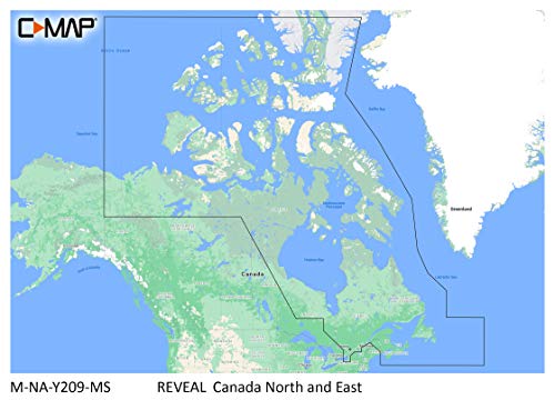 C-Map M-NA-Y209-MS C-MAP CANADA NORTH AND EAST REVEAL COASTAL CHART ...