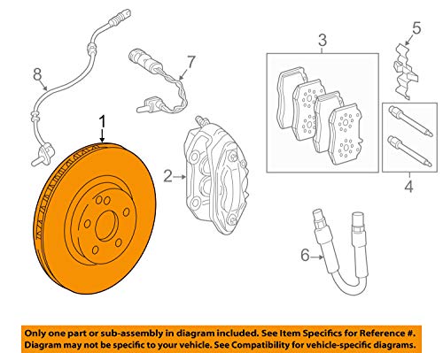 Genuine 4634210712 421 07 12, Disc Brake Rotor | Autoplicity