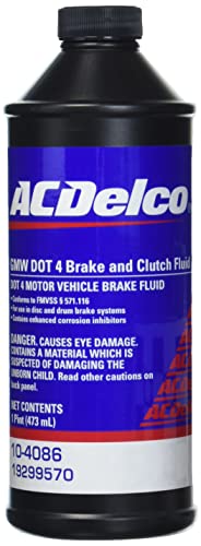 ACDelco 10-4086 Gm Original Equipmentdot 4 Hydraulic Brake And Clutch ...
