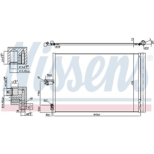 Nissens 940420 Condenser, Air Conditioning | Autoplicity