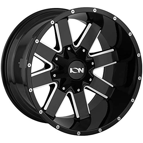 ION Alloy Wheels 141-7937M18 141 Gloss Black Milled Wheel With Alloy ...