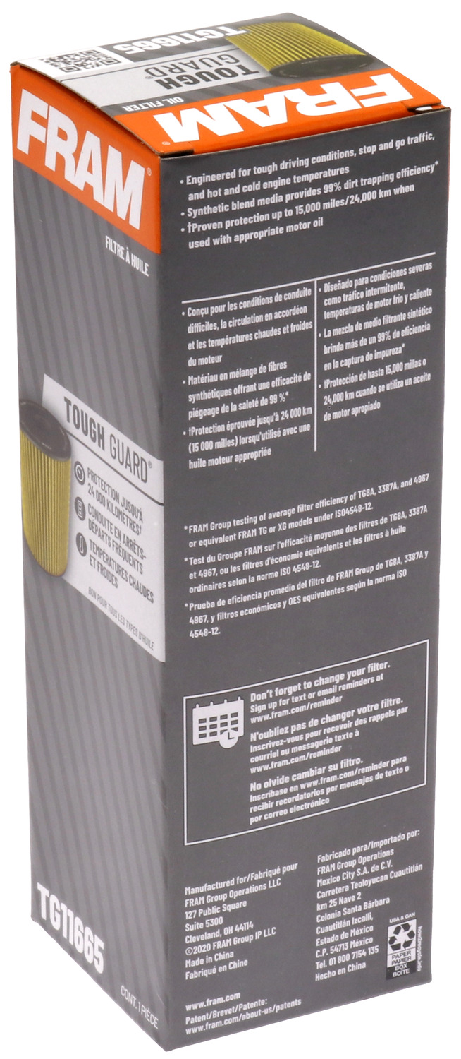 Fram TG11665 Oil Filter | Autoplicity