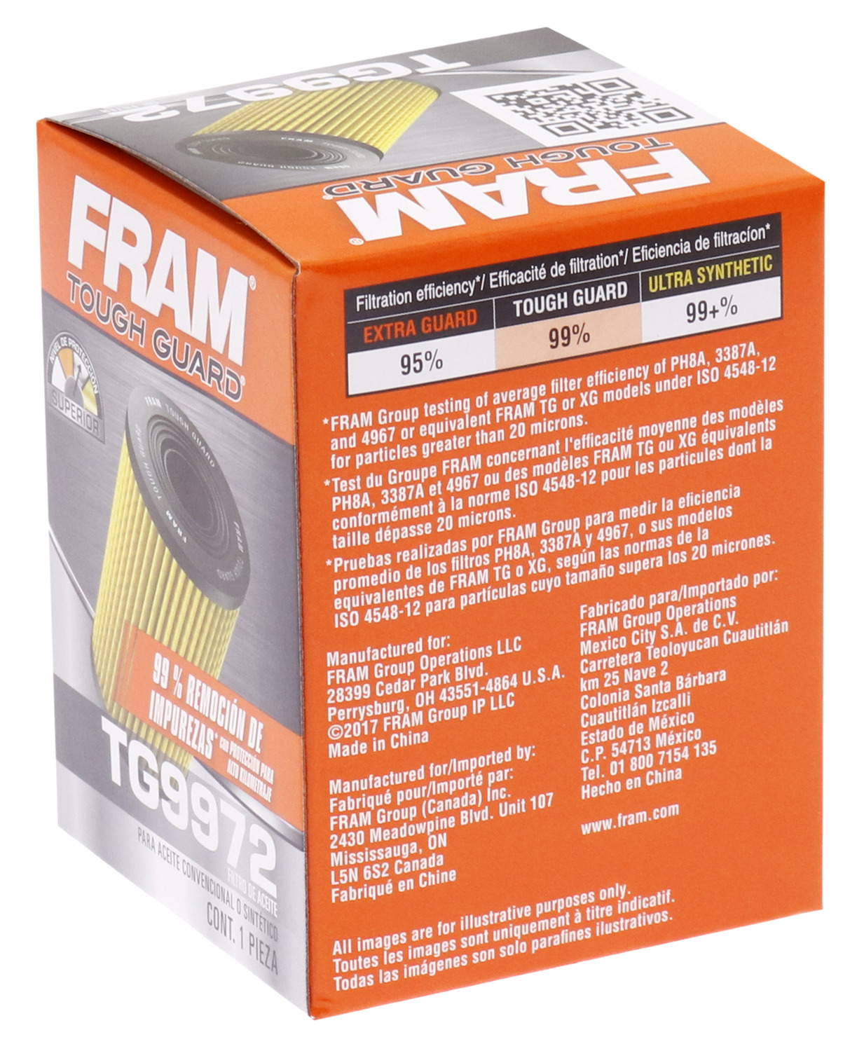 Fram Tg9972 Tough Guard Oil Filter | Autoplicity