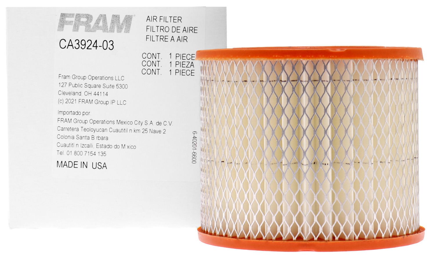 Fram Ca3924 Extra Guard Round Plastisol Air Filter | Autoplicity